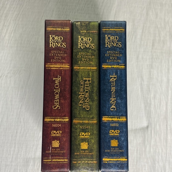 Media | The Lord Of The Rings Trilogy Special Extended 3 Set Dvd | Poshmark